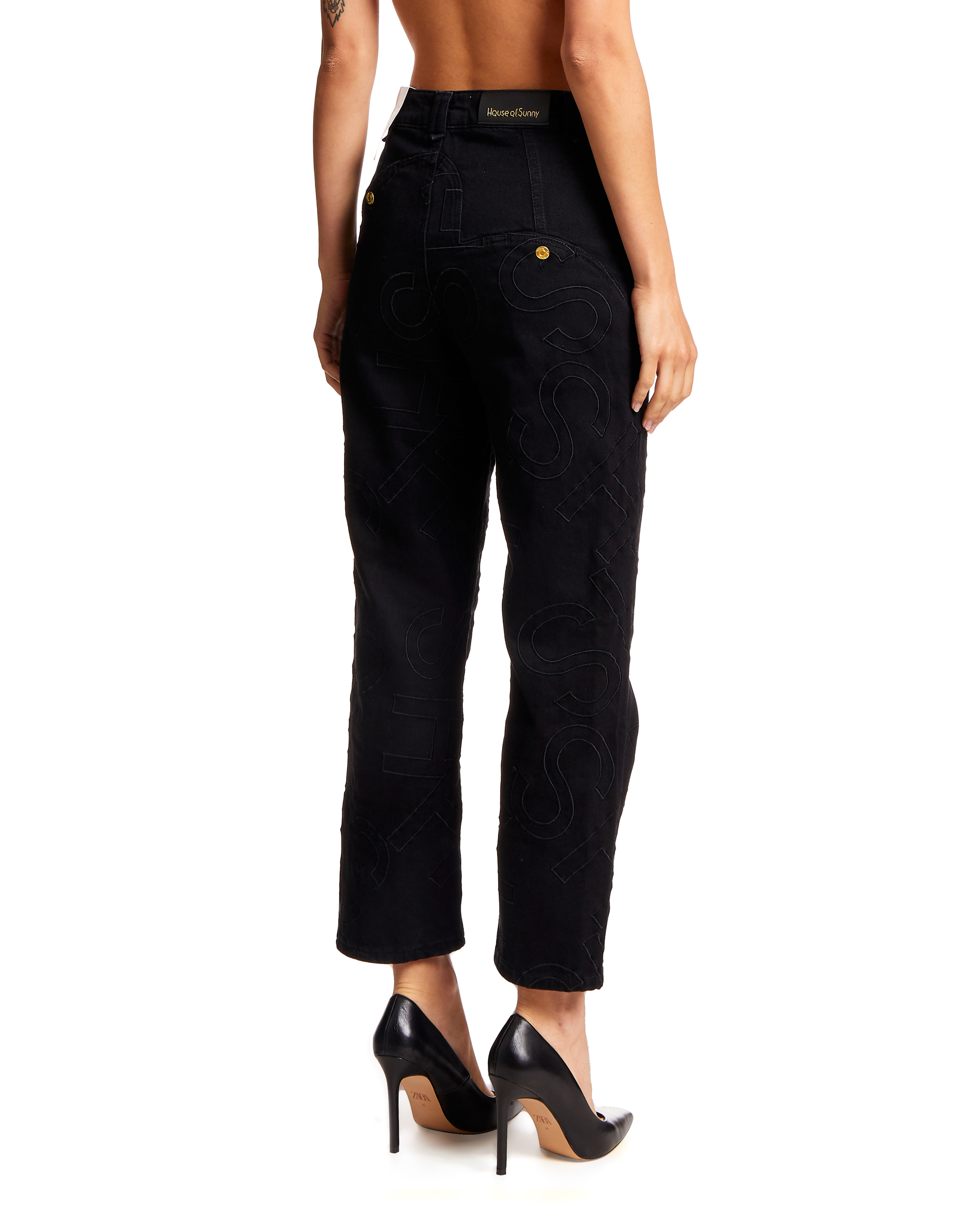 House of Sunny Denim Staple Jeans - Black | Garmentory