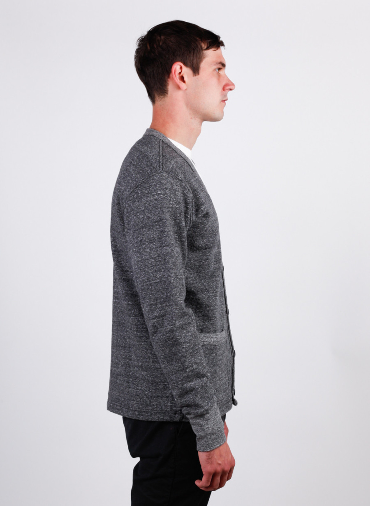 Men's National Athletic Goods Varsity Cardigan Granite | Garmentory