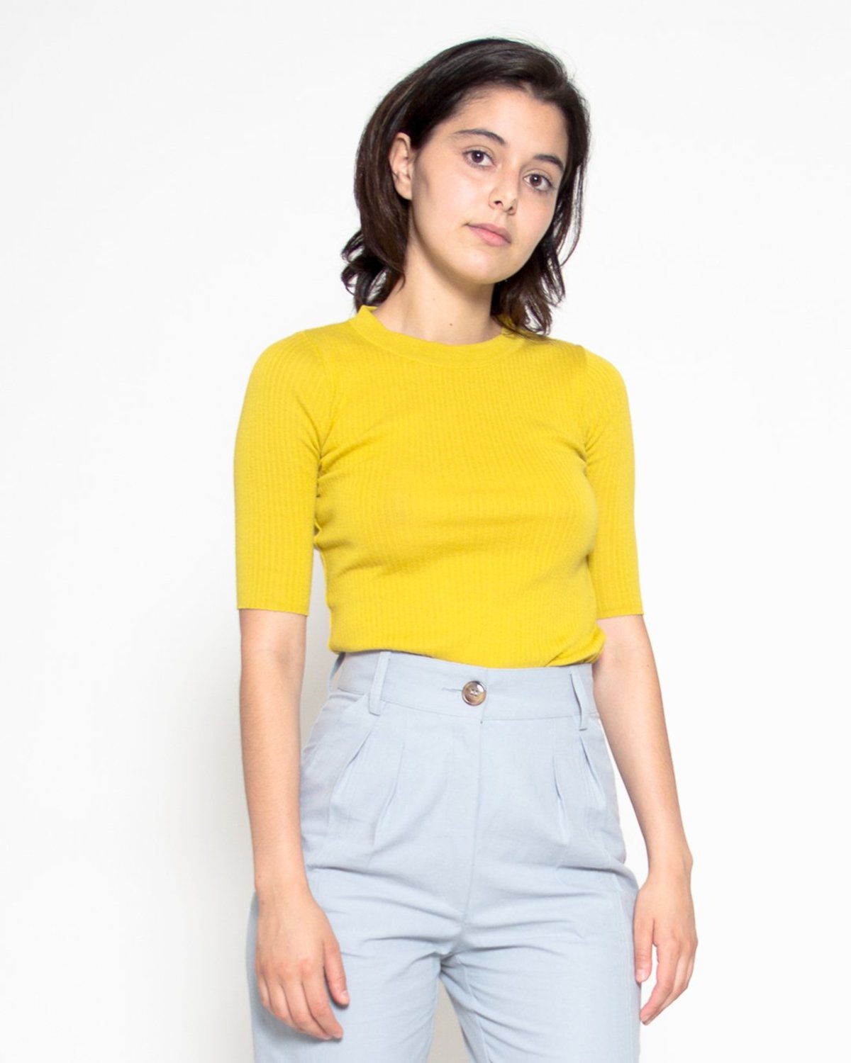 LOOKY LOO Cloud Tee - Turmeric | Garmentory