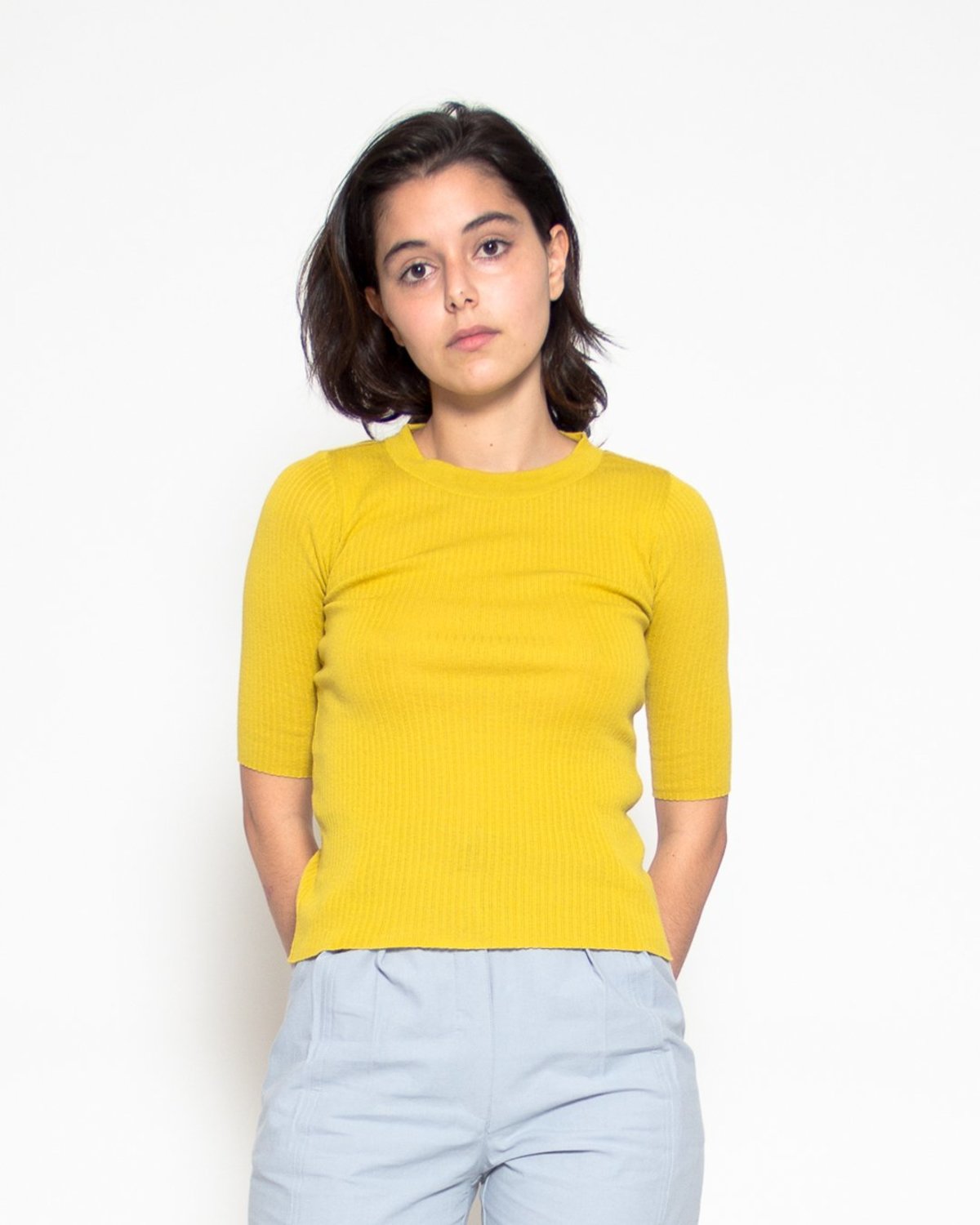 LOOKY LOO Cloud Tee - Turmeric | Garmentory