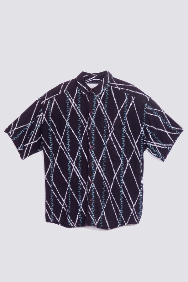 Vintage Wire Print Shirt | Garmentory