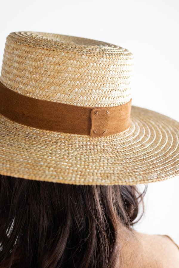 GiGi Pip Capri Short Straw Hat - Natural | Garmentory