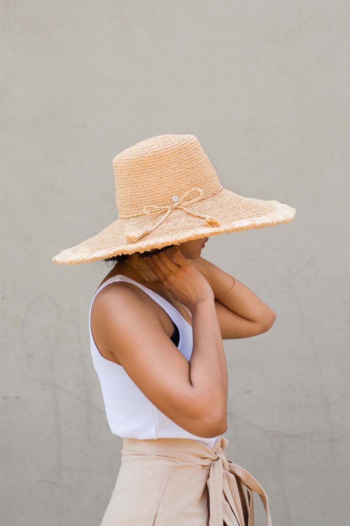 Tracy Watts Reed Tapered Hat - Natural Straw | Garmentory