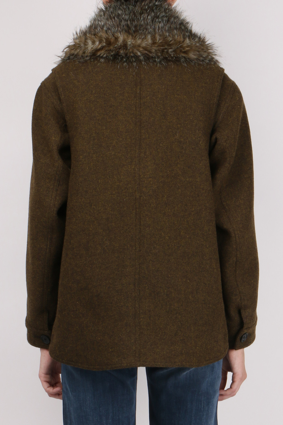 Smythe Flak Jacket with Faux Fur | Garmentory