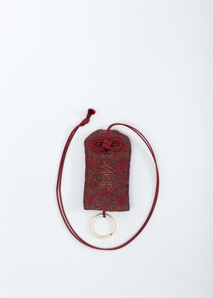 Doublet Omamori Necklace - Red | Garmentory