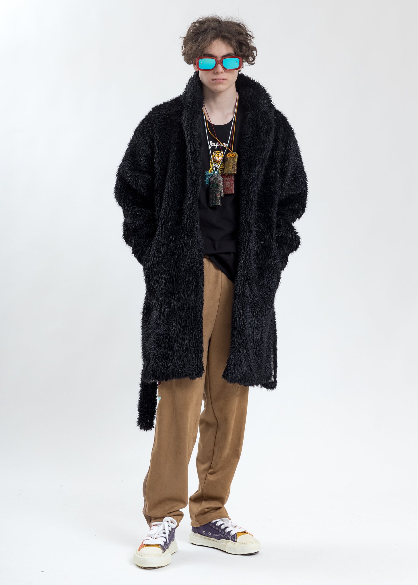 Doublet Omamori Necklace - Red | Garmentory