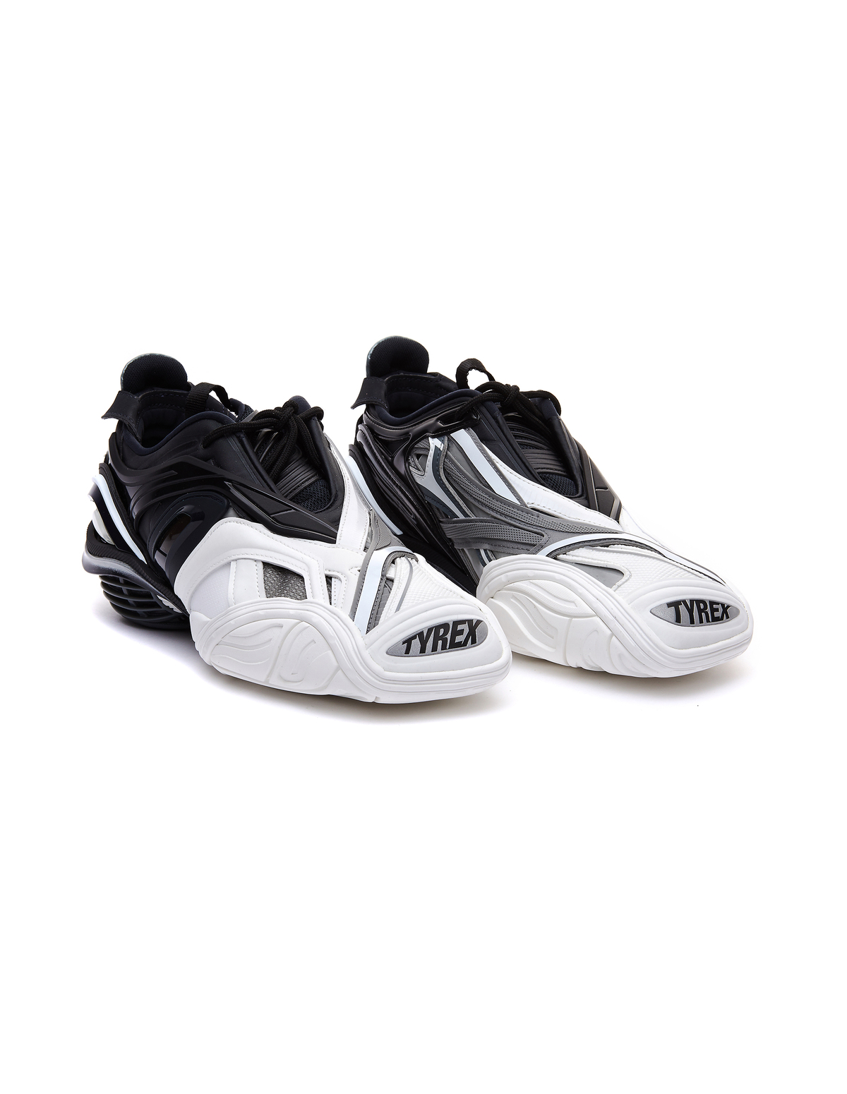 Balenciaga Tyrex Sneakers - White/Black | Garmentory