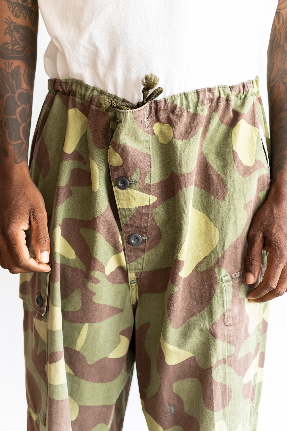 Vintage Drawstring Pants - Camo | Garmentory