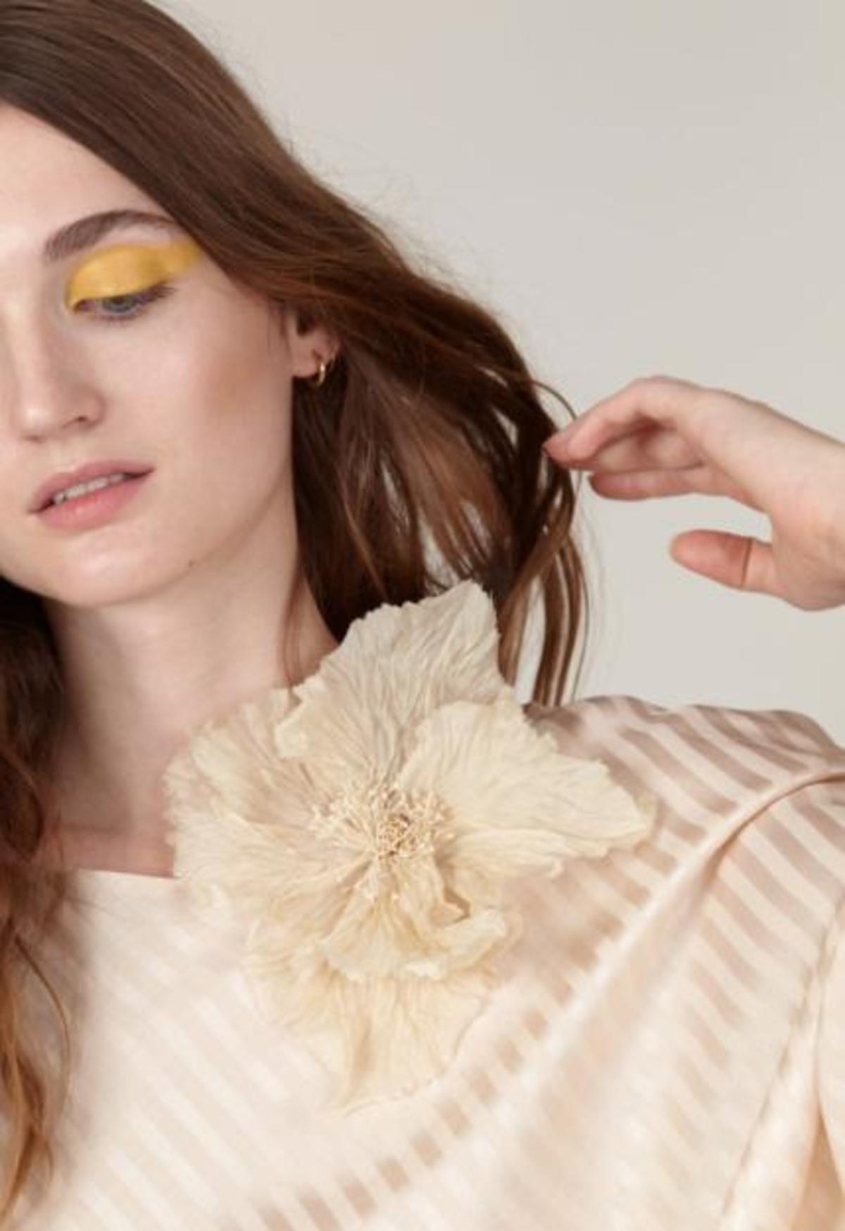 INDRESS Striped Batwing Top - Ivory | Garmentory