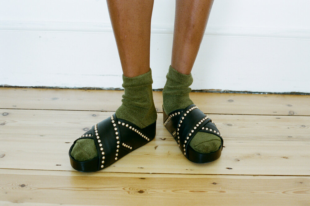 SIMON MILLER Spur Slide - Black | Garmentory