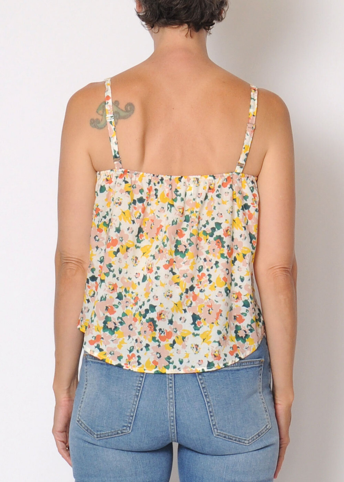 Conifer Ruffle Cami Sample - Floral | Garmentory