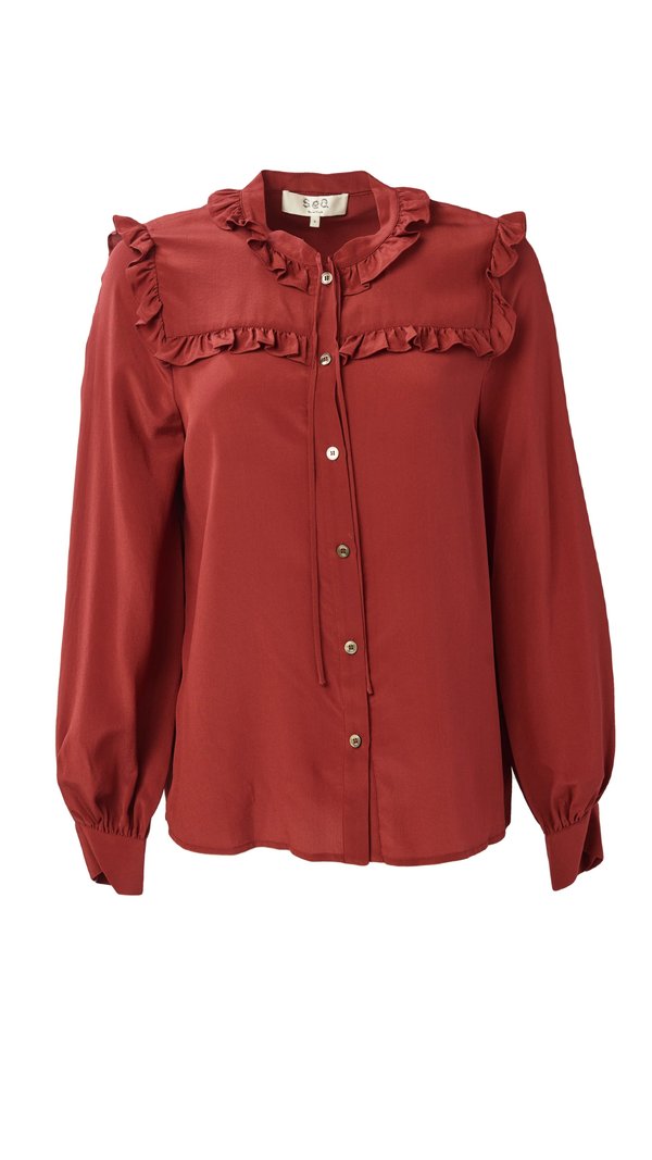 Sea NY Sabrina Top - Brick | Garmentory