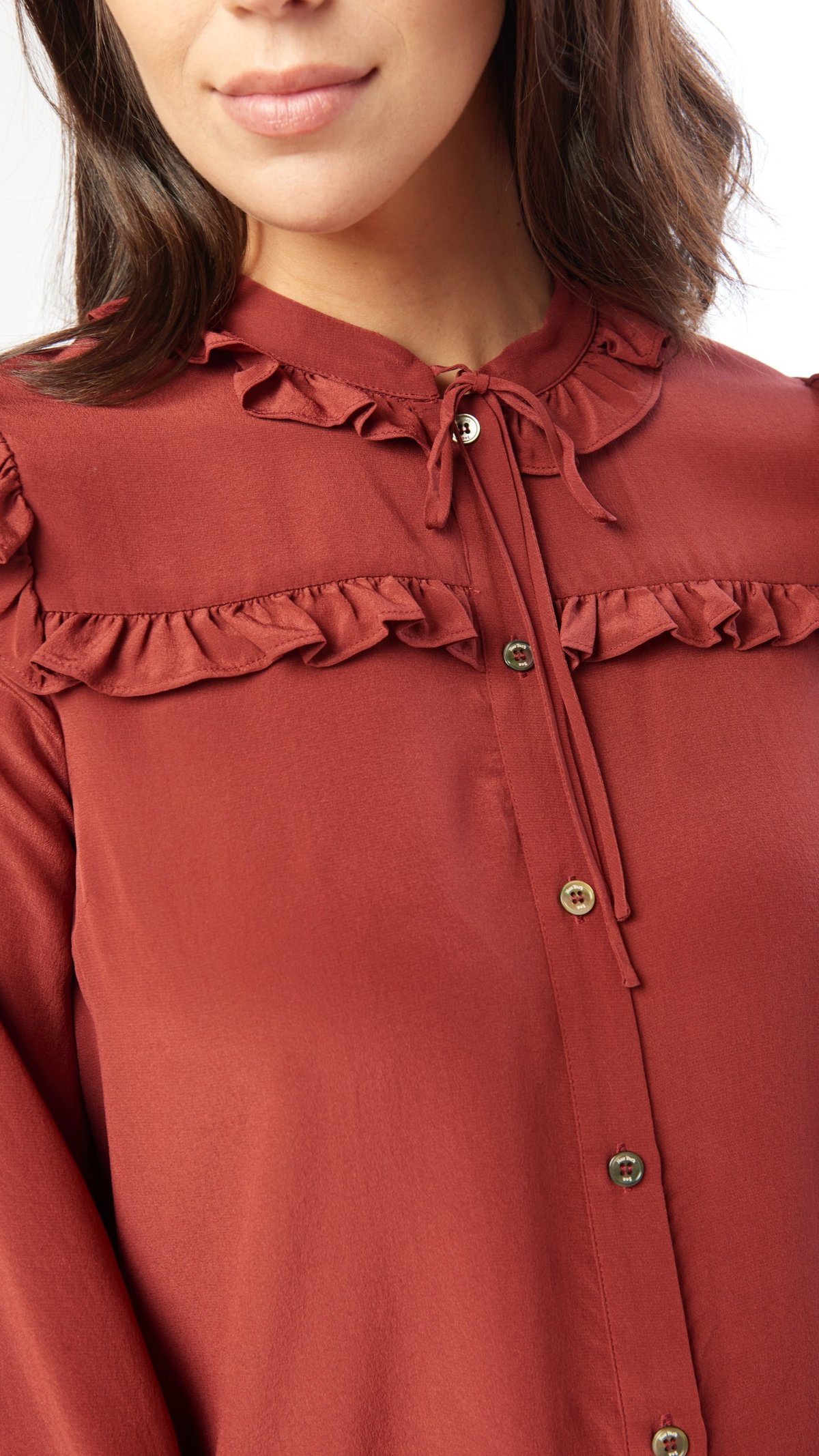 Sea NY Sabrina Top - Brick | Garmentory