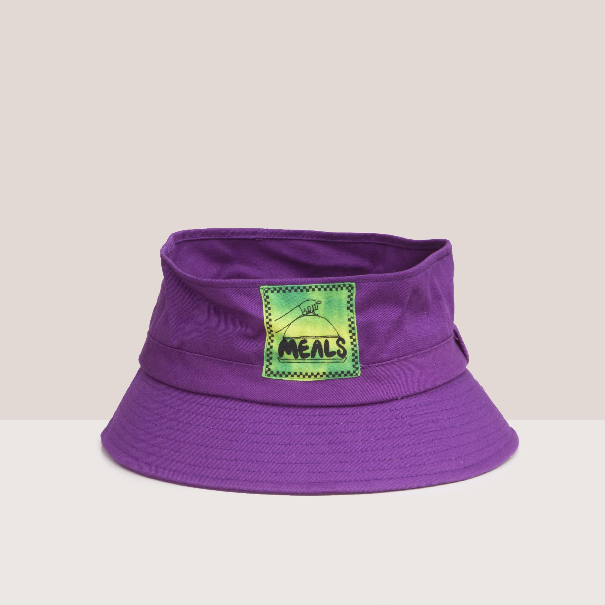 Meals Topless Bucket Hat - Grape | Garmentory