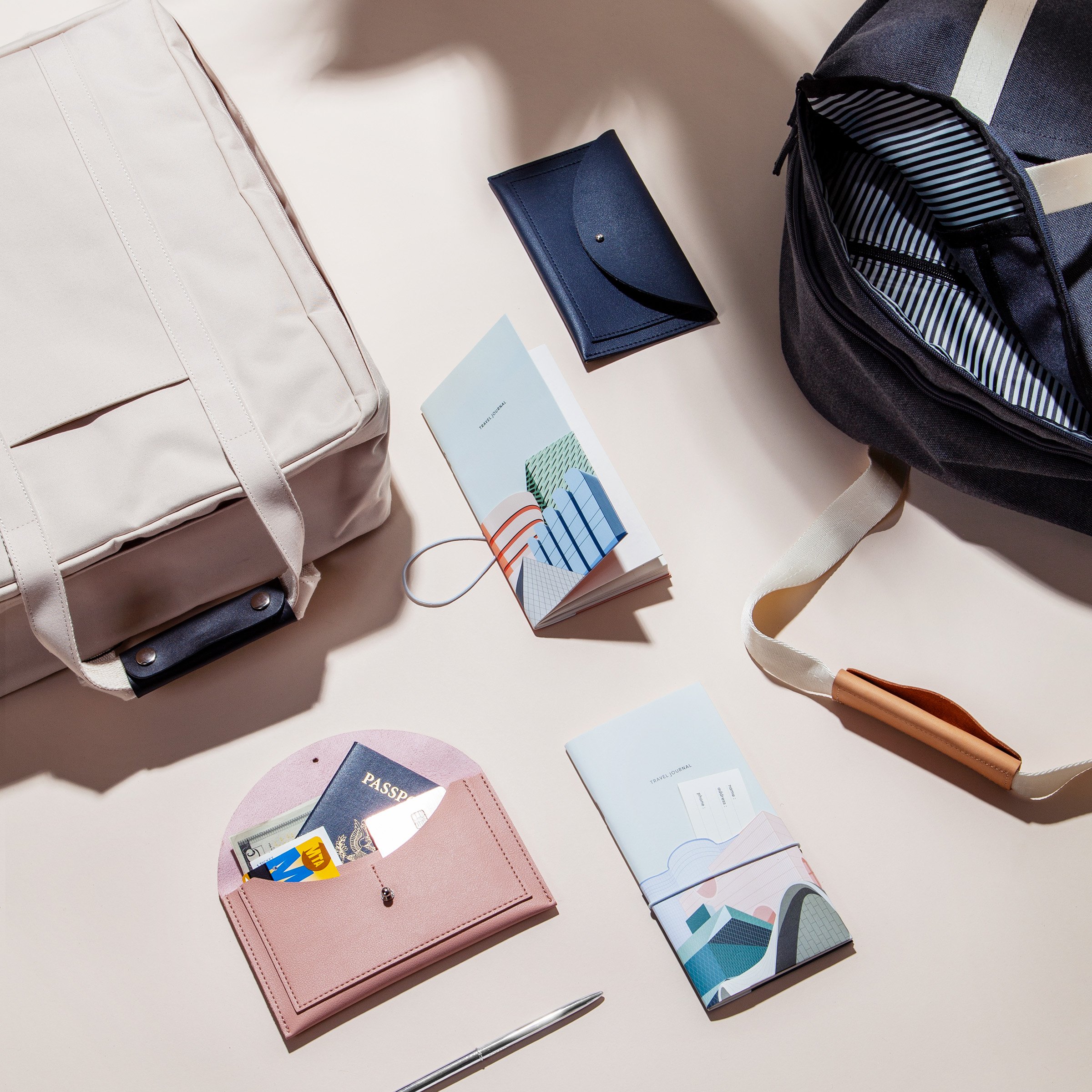 Poketo Angie Weekender Traveler Set - Indigo | Garmentory