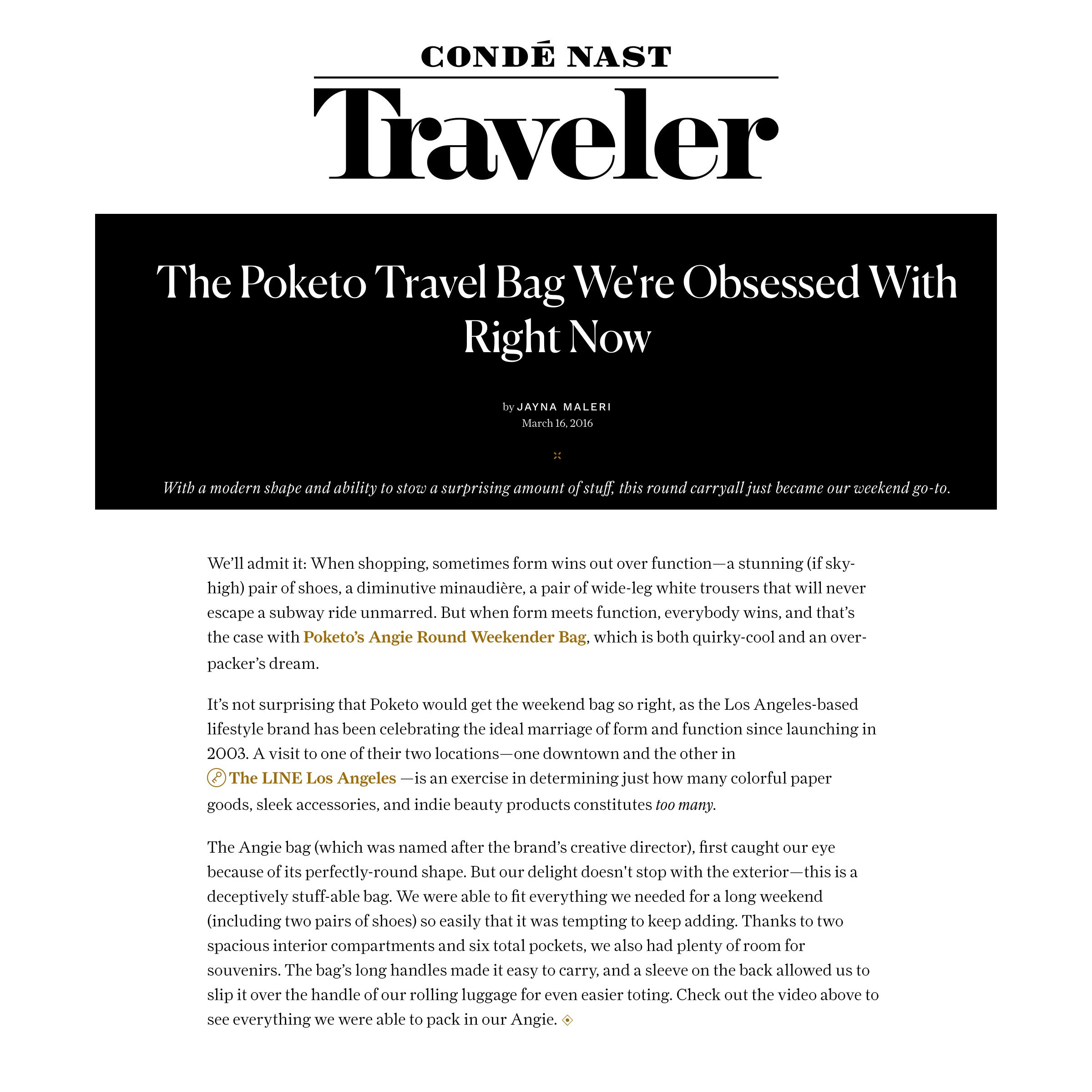 Poketo Angie Weekender Traveler Set - Indigo | Garmentory