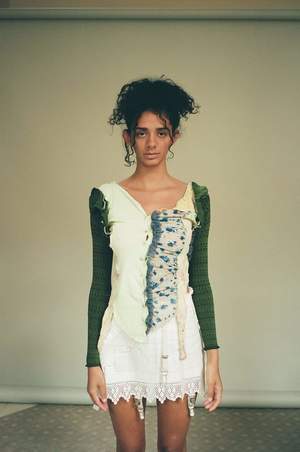 Garbage Core Patch Button Down Top | Garmentory