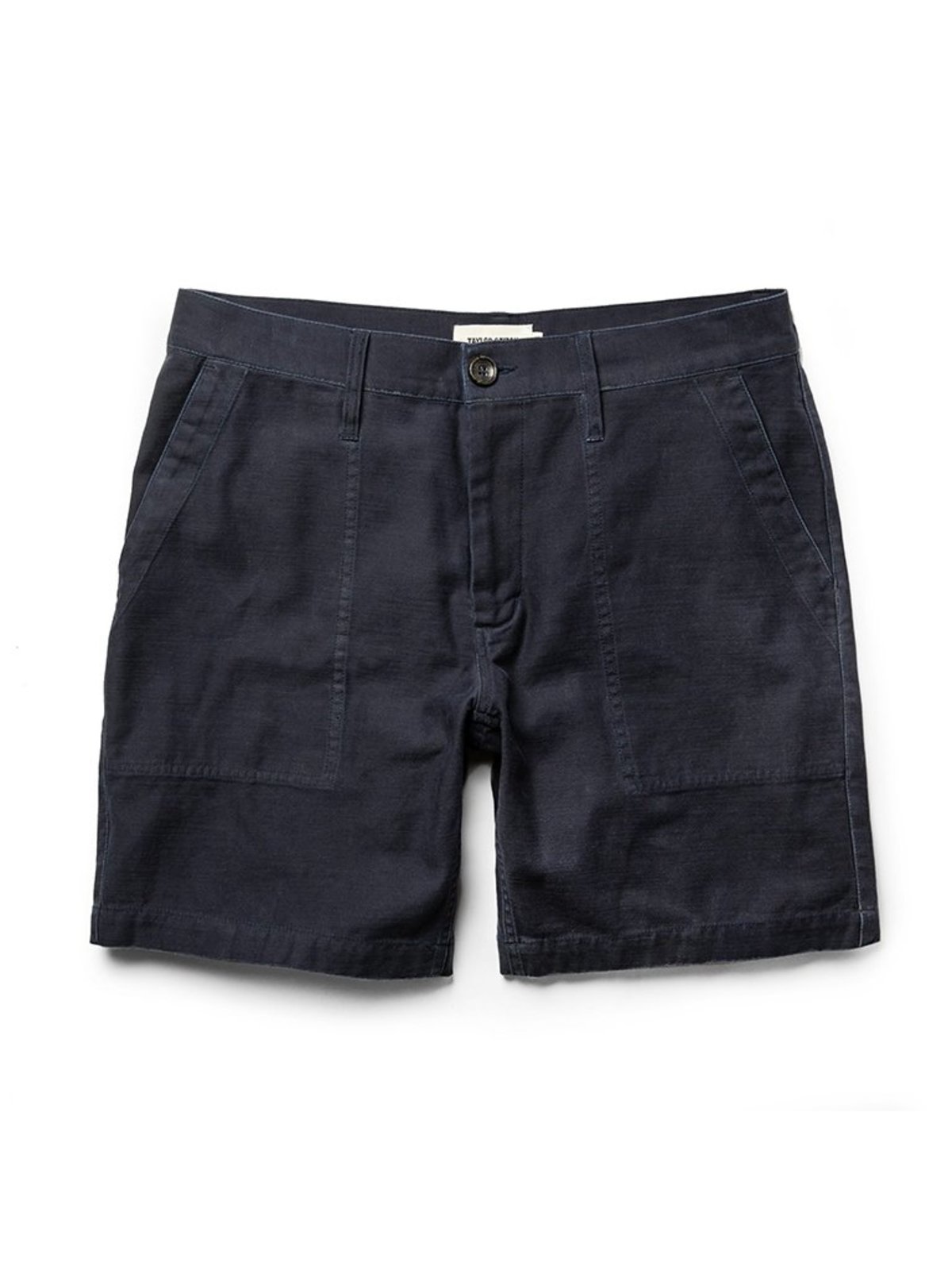 Taylor Stitch The Trail Short - Navy Slub Sateen | Garmentory