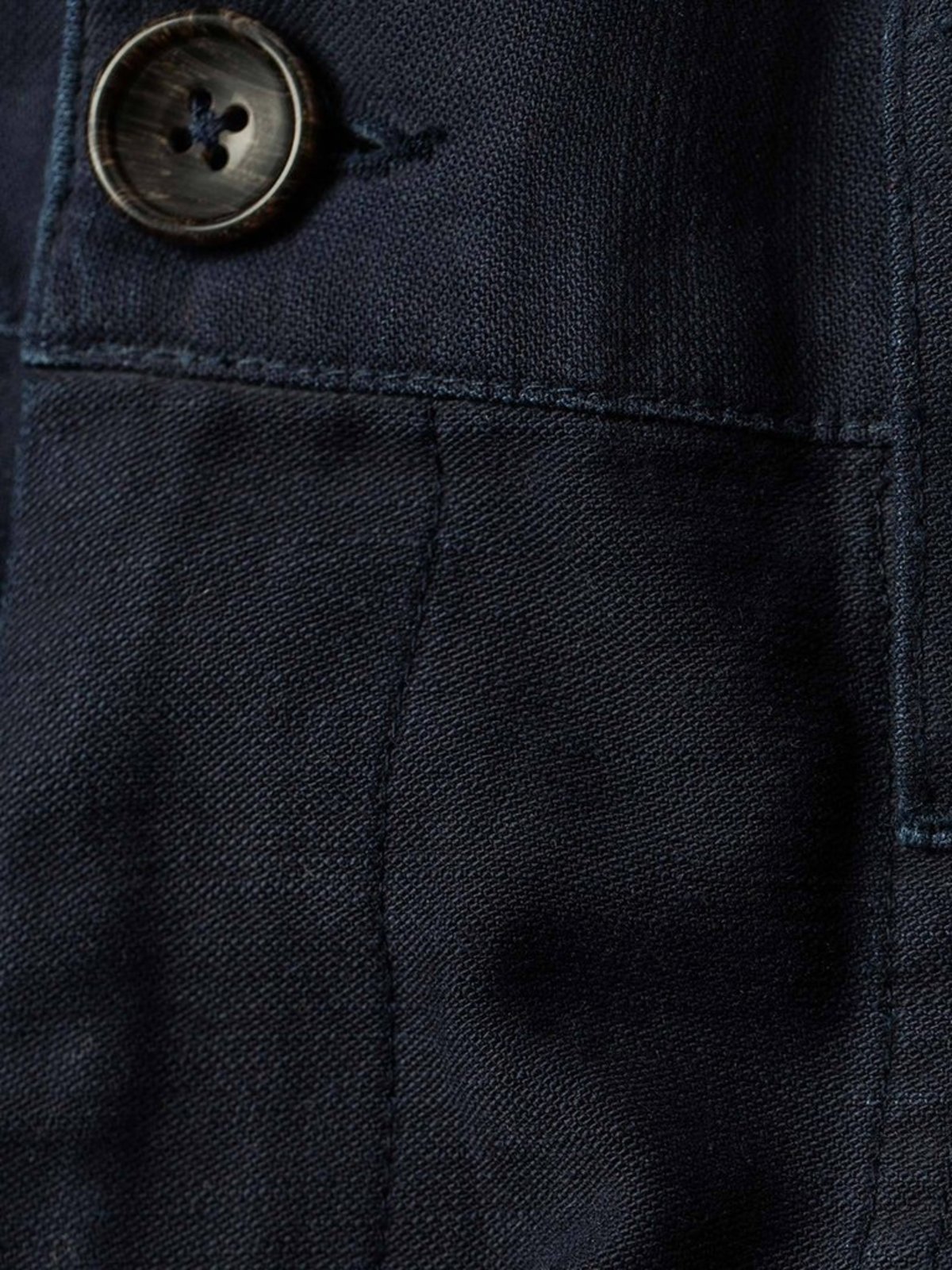 Taylor Stitch The Trail Short - Navy Slub Sateen | Garmentory