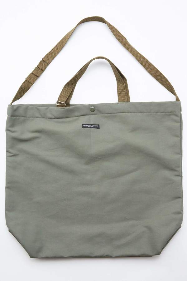 Engineered Garments Cotton Double Cloth Carry All Tote - Olive | Garmentory