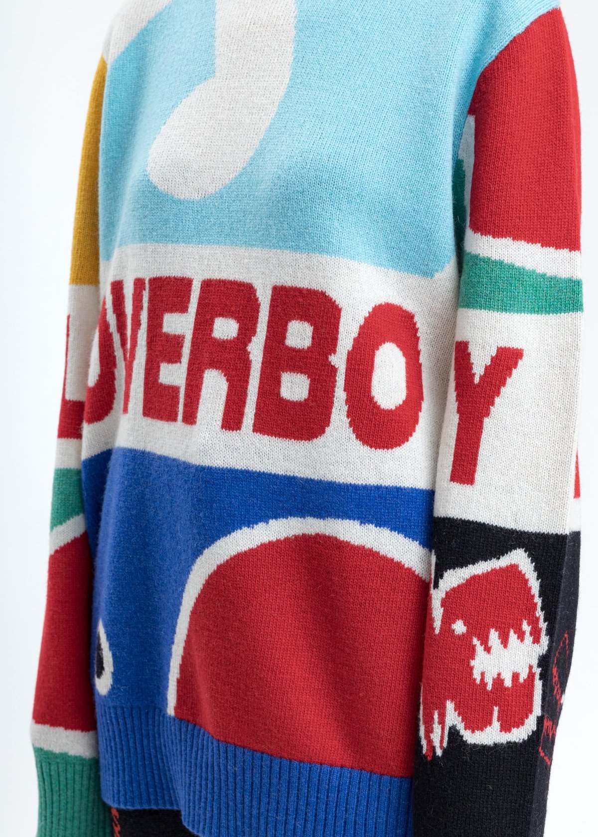 Charles Jeffrey Loverboy Block Artwork Graphic Sweater - Multicolor ...