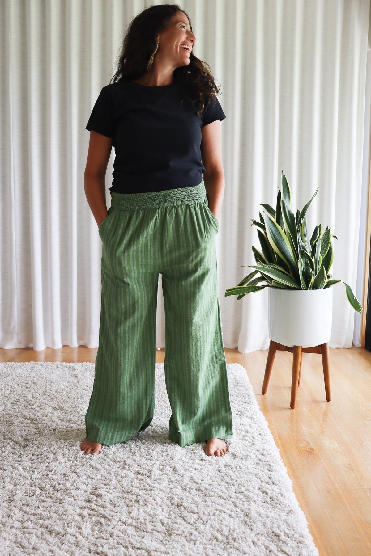 Ace & Jig Stroll Pant - Palm | Garmentory