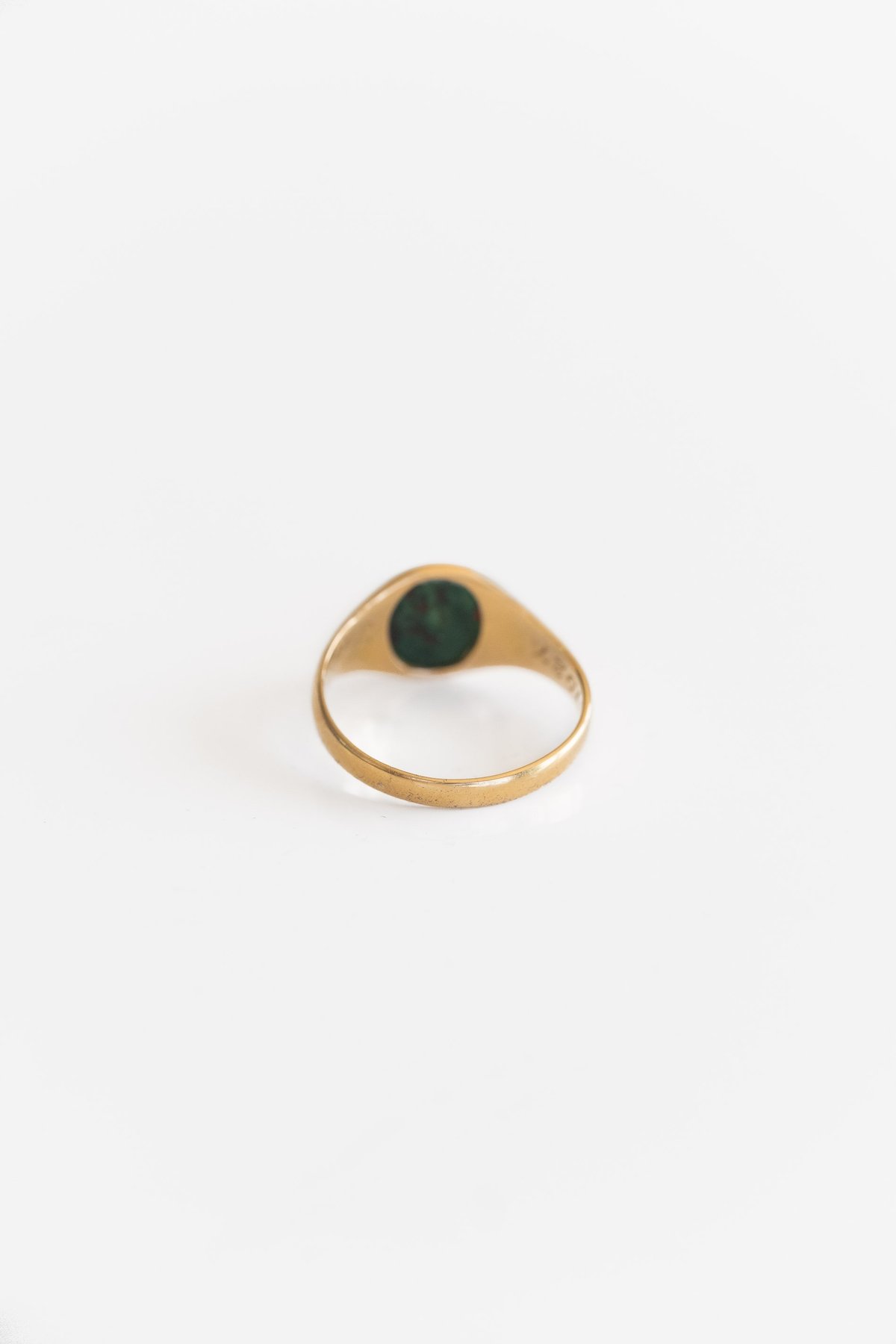 Vintage 18k 1929 Bloodstone Signet Ring | Garmentory