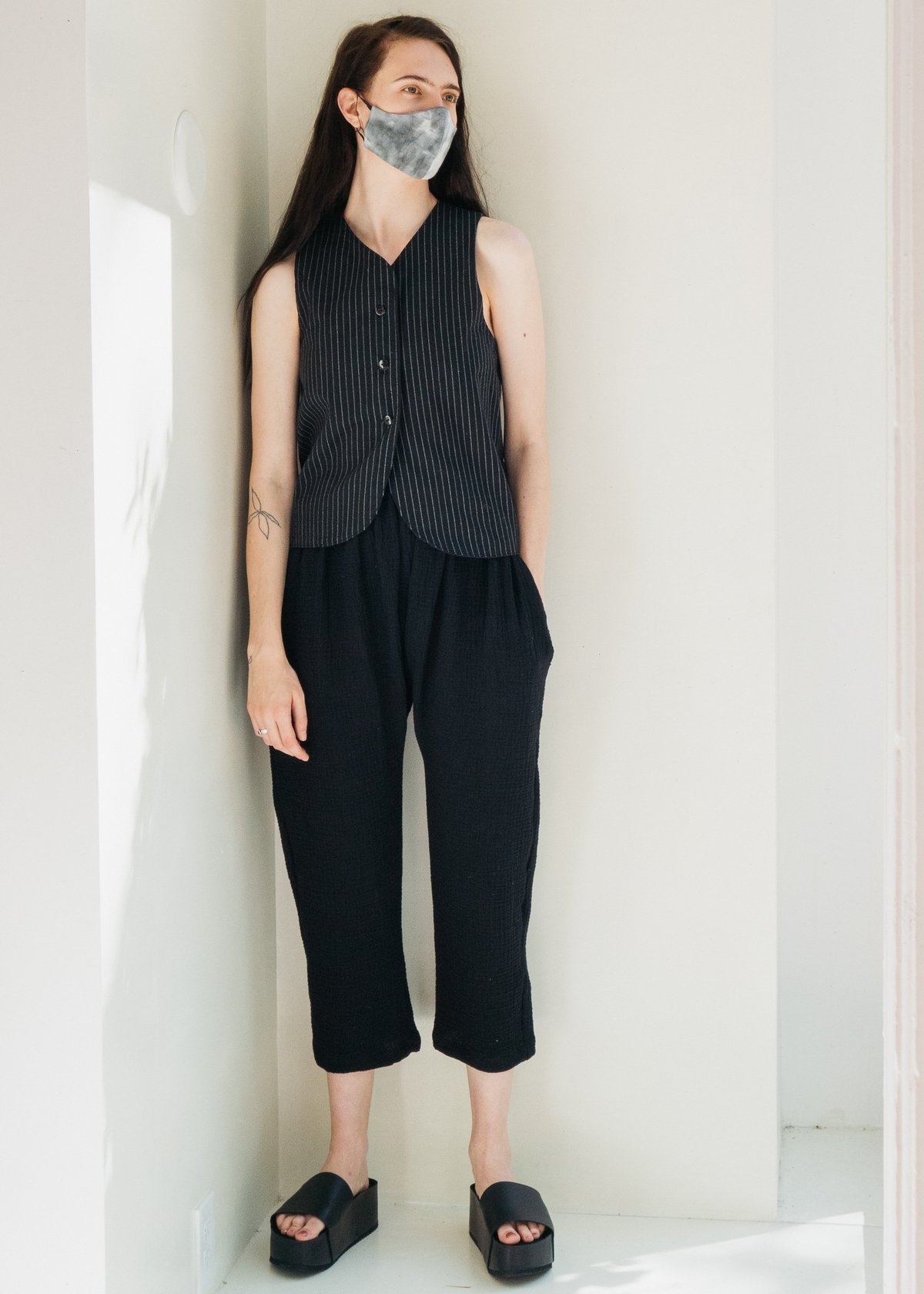 BEATA Design Studio Robin Vest - Black | Garmentory