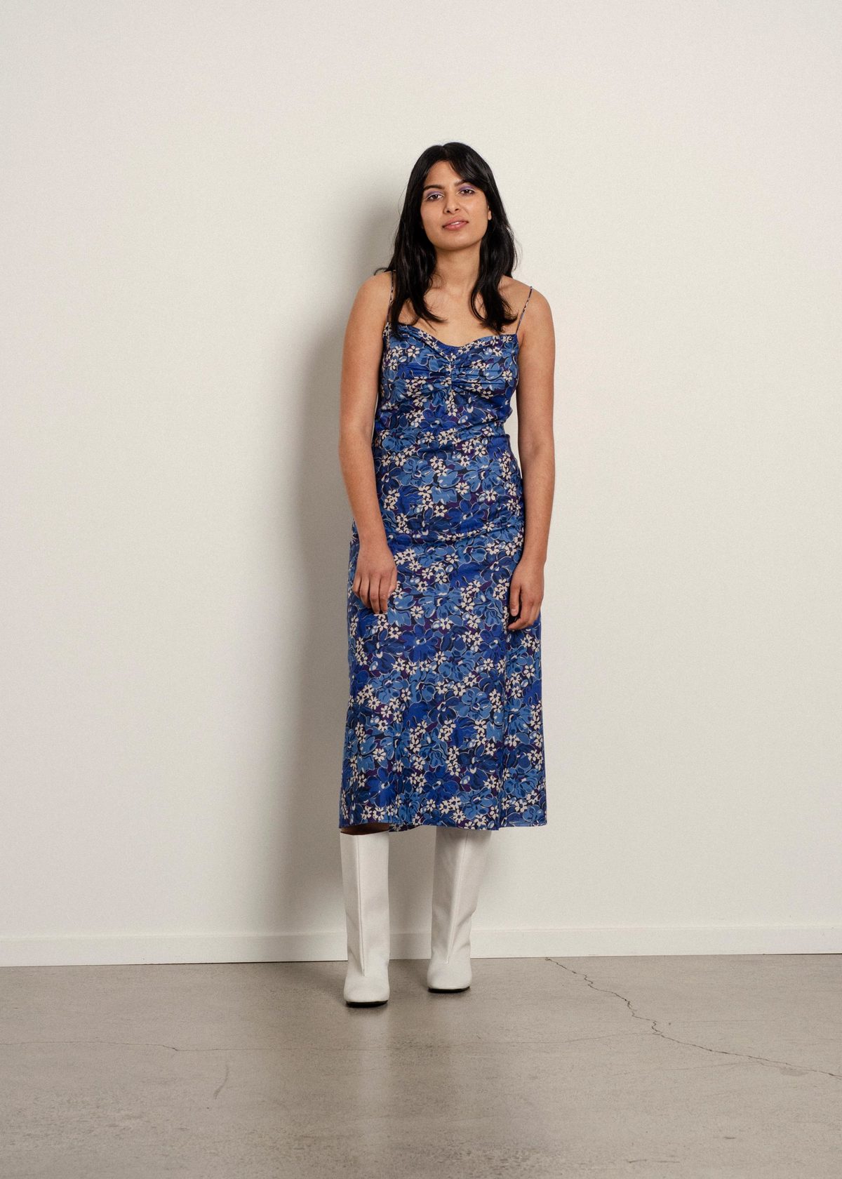 Penny Sage Philomena dress - navy liberty floral | Garmentory