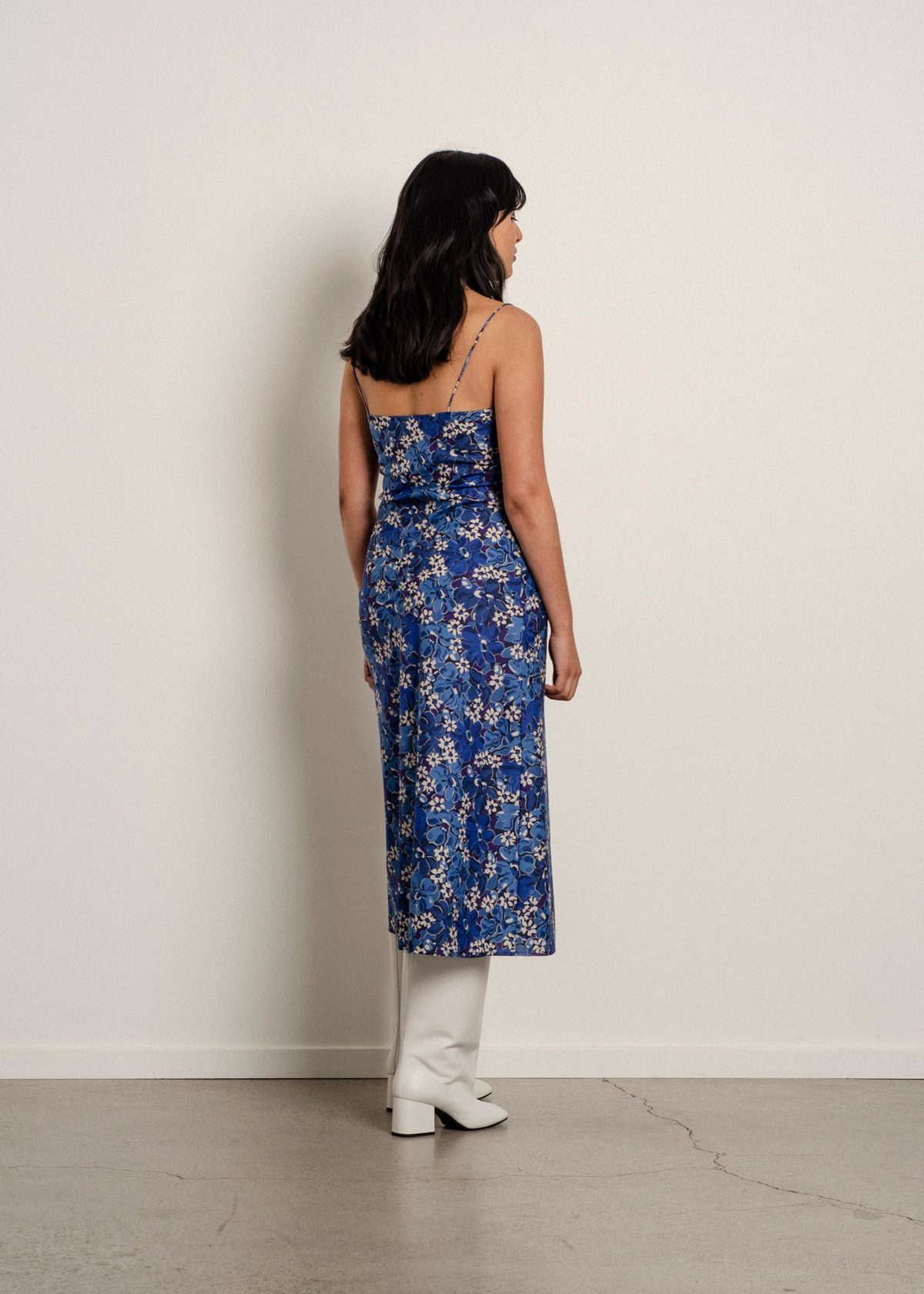 Penny Sage Philomena dress - navy liberty floral | Garmentory