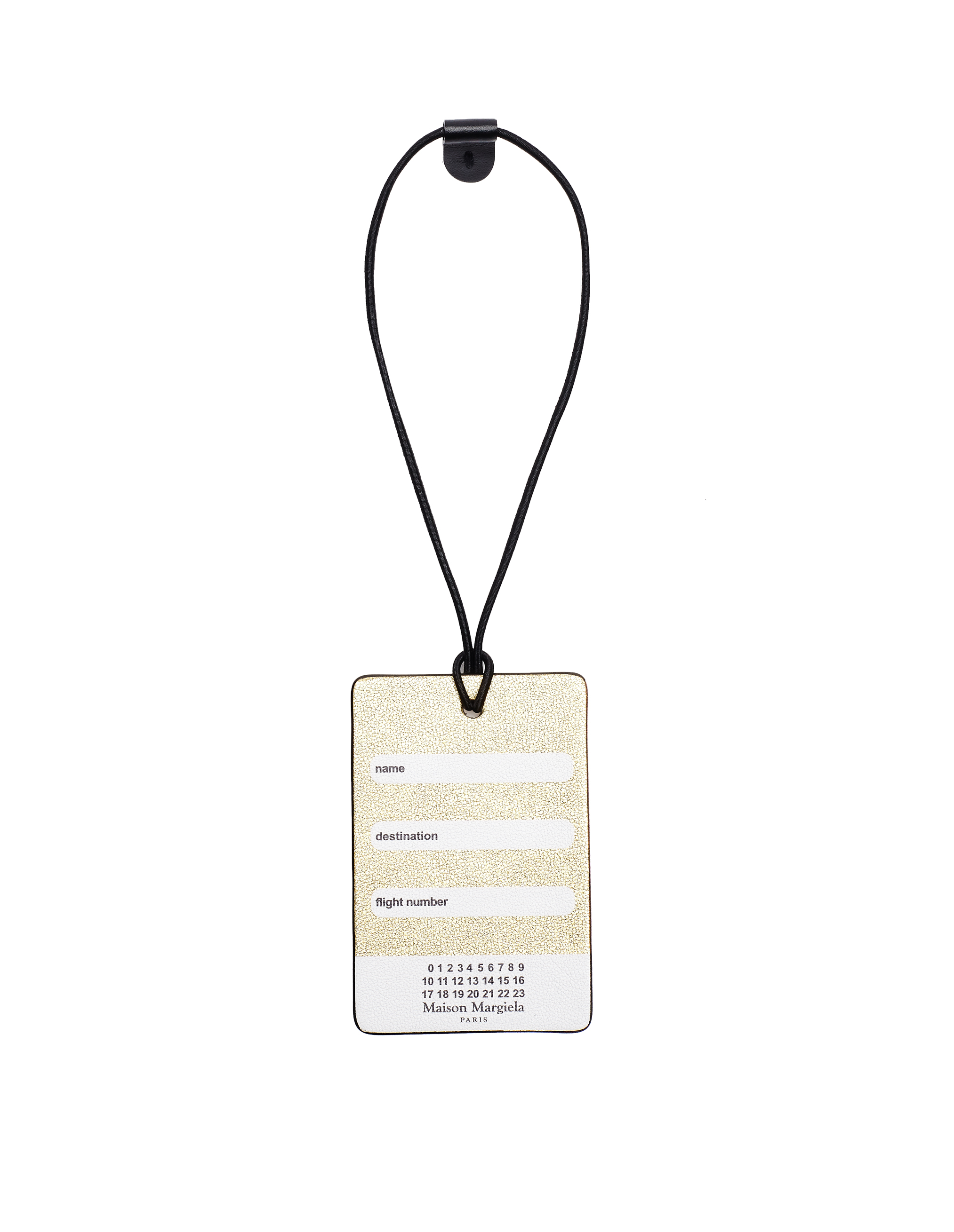 Maison Margiela Flyer Gold Luggage Tag | Garmentory
