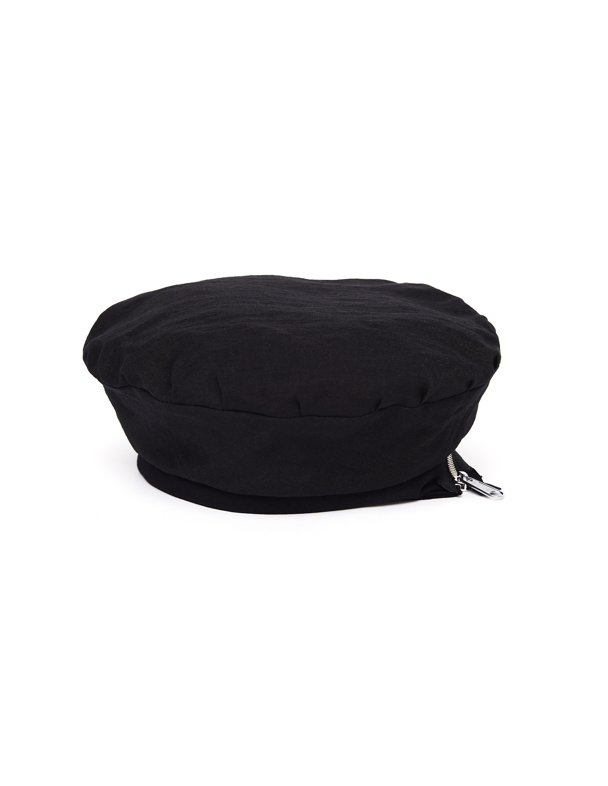 Yohji Yamamoto Paper & Linen Beret - Black | Garmentory