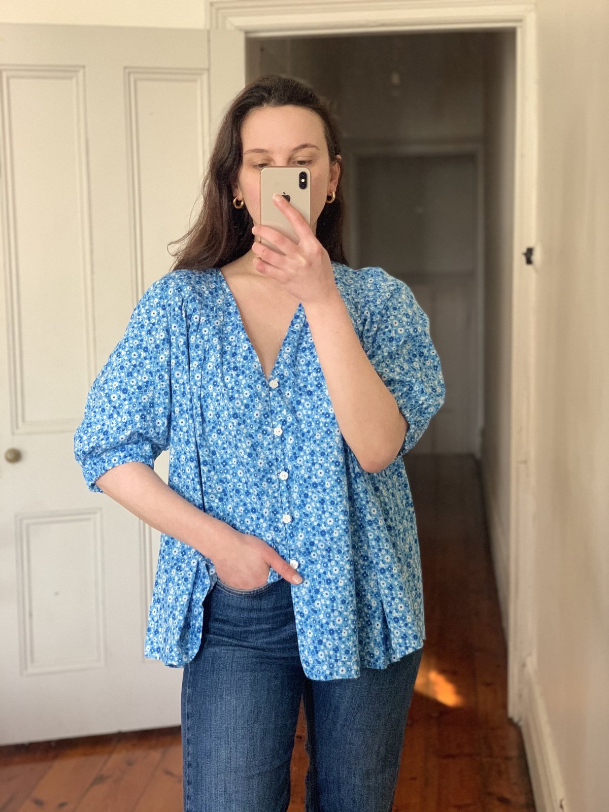 Sunshine Symbol Smock top - sample | Garmentory