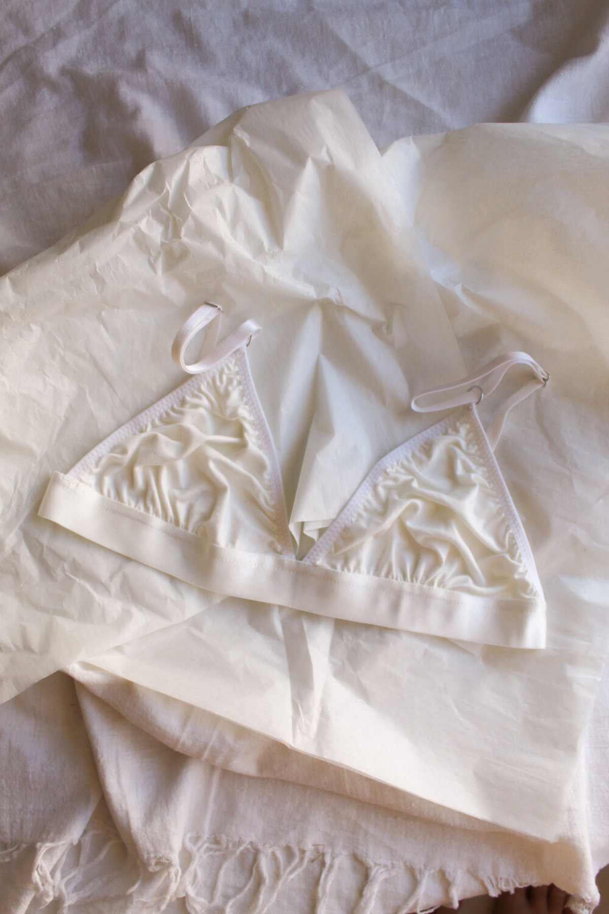 KYE Intimates Maison Triangle Bra - Natural | Garmentory