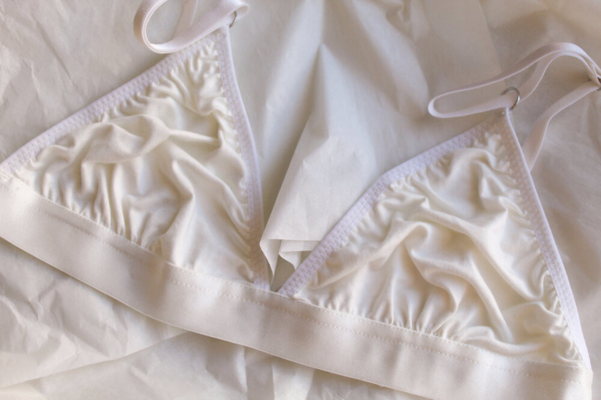 KYE Intimates Maison Triangle Bra - Natural | Garmentory