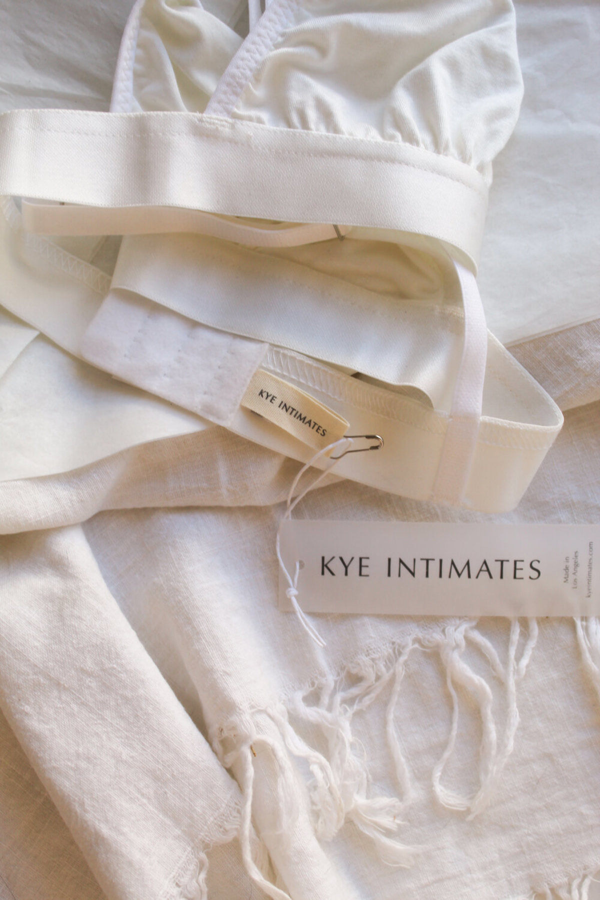 KYE Intimates Maison Triangle Bra - Natural | Garmentory