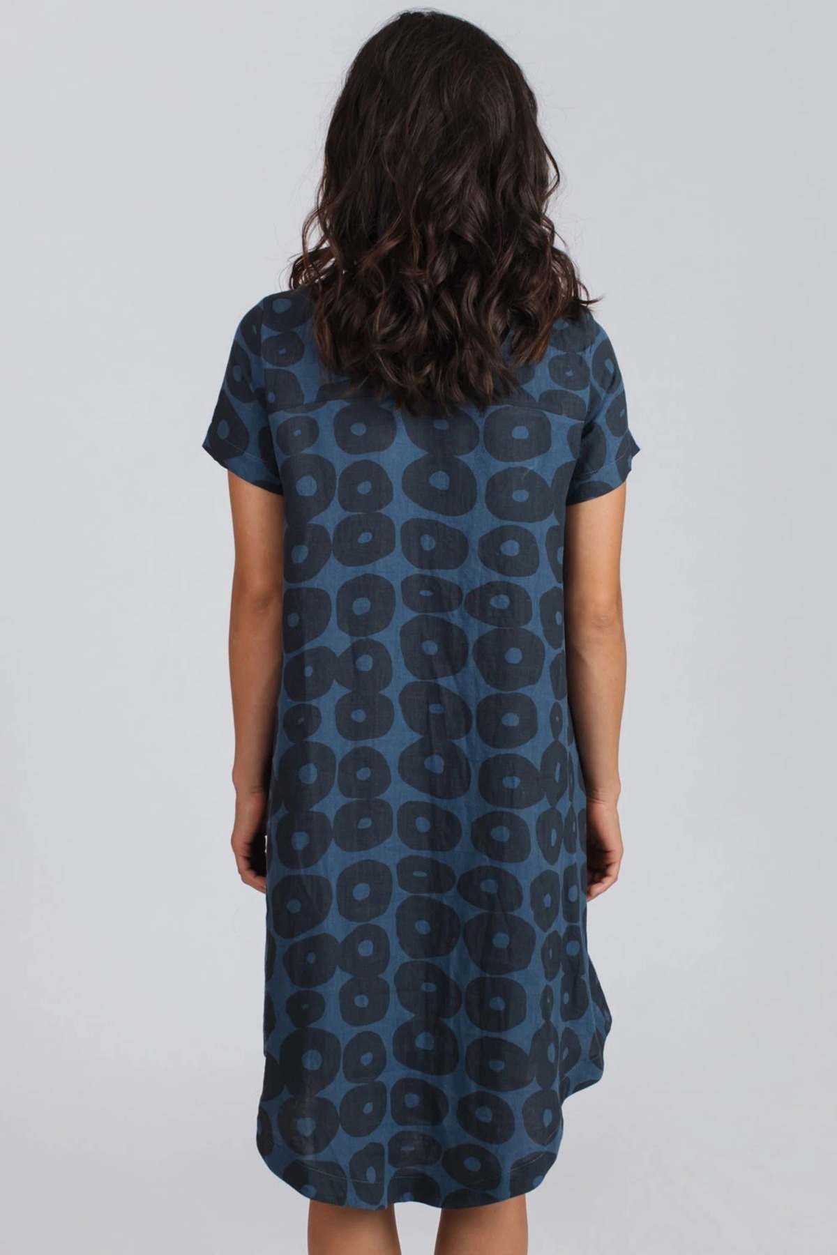 Allison Wonderland Rosier Dress - Blue Circles | Garmentory