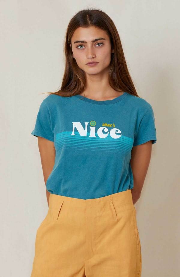 Mother Denim Boxy Goodie Tee - That's Nice | Garmentory