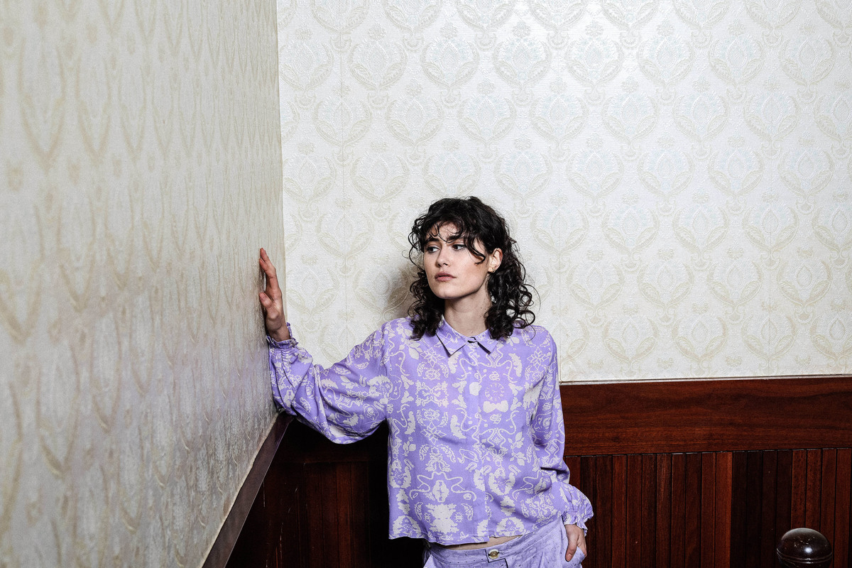 Salasai Rose Blouse - Wallpaper Lilac Print | Garmentory