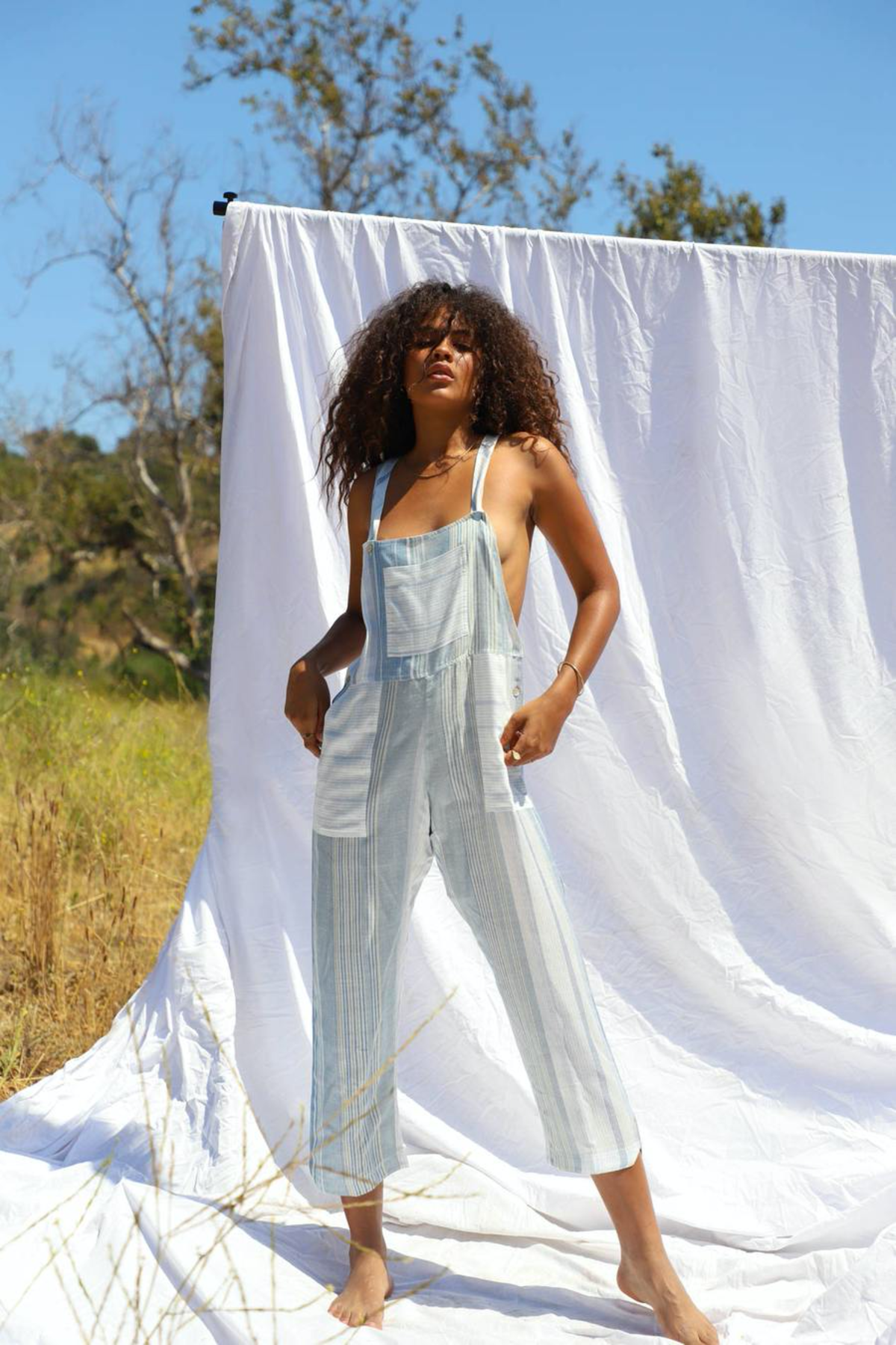 Jen's Pirate Booty Carnaval Napoli Overalls - Marine | Garmentory