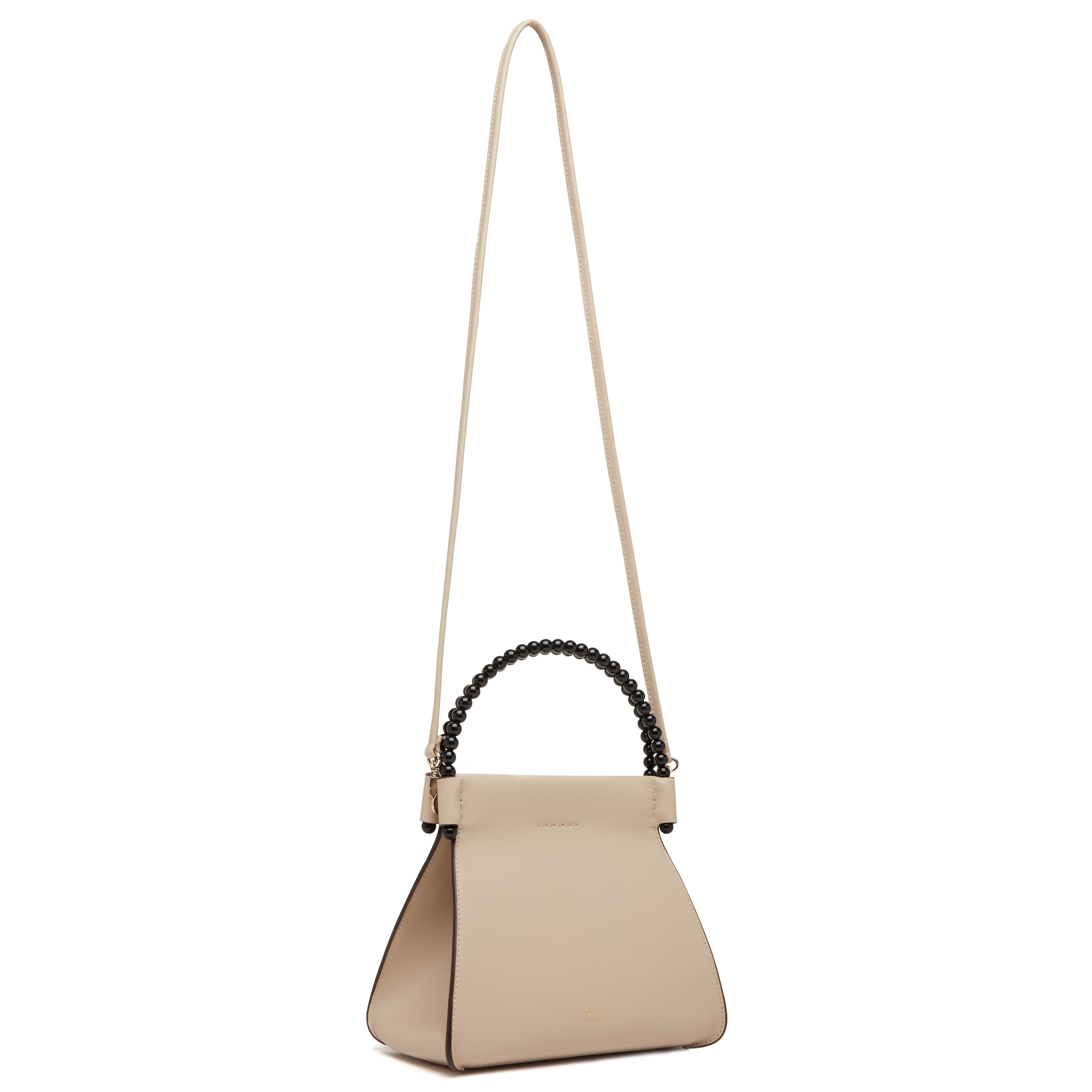 OAD Calf Mini Isla Bag - Beige/True Black | Garmentory
