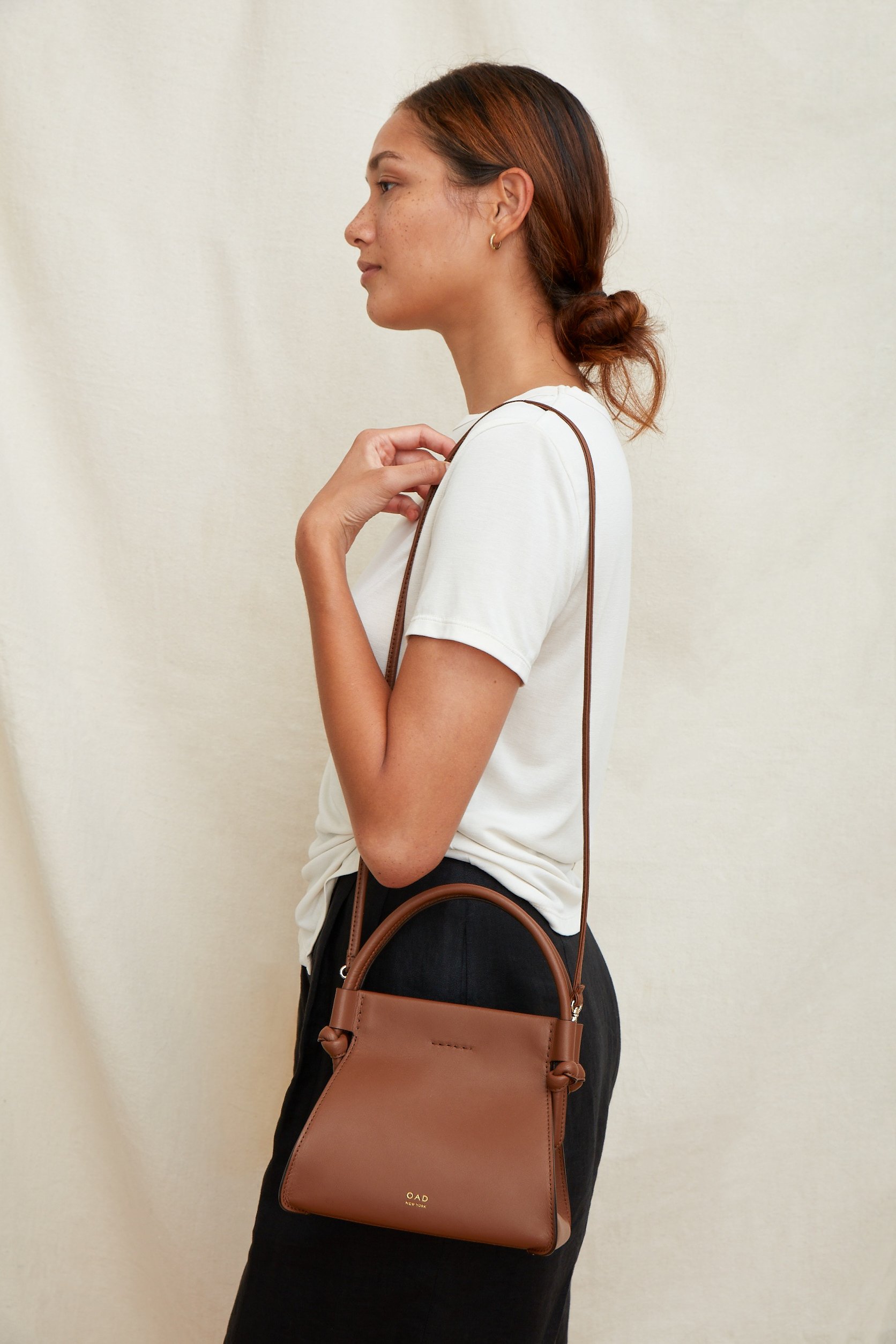 OAD Calf Mini Isla Bag - Brandy | Garmentory