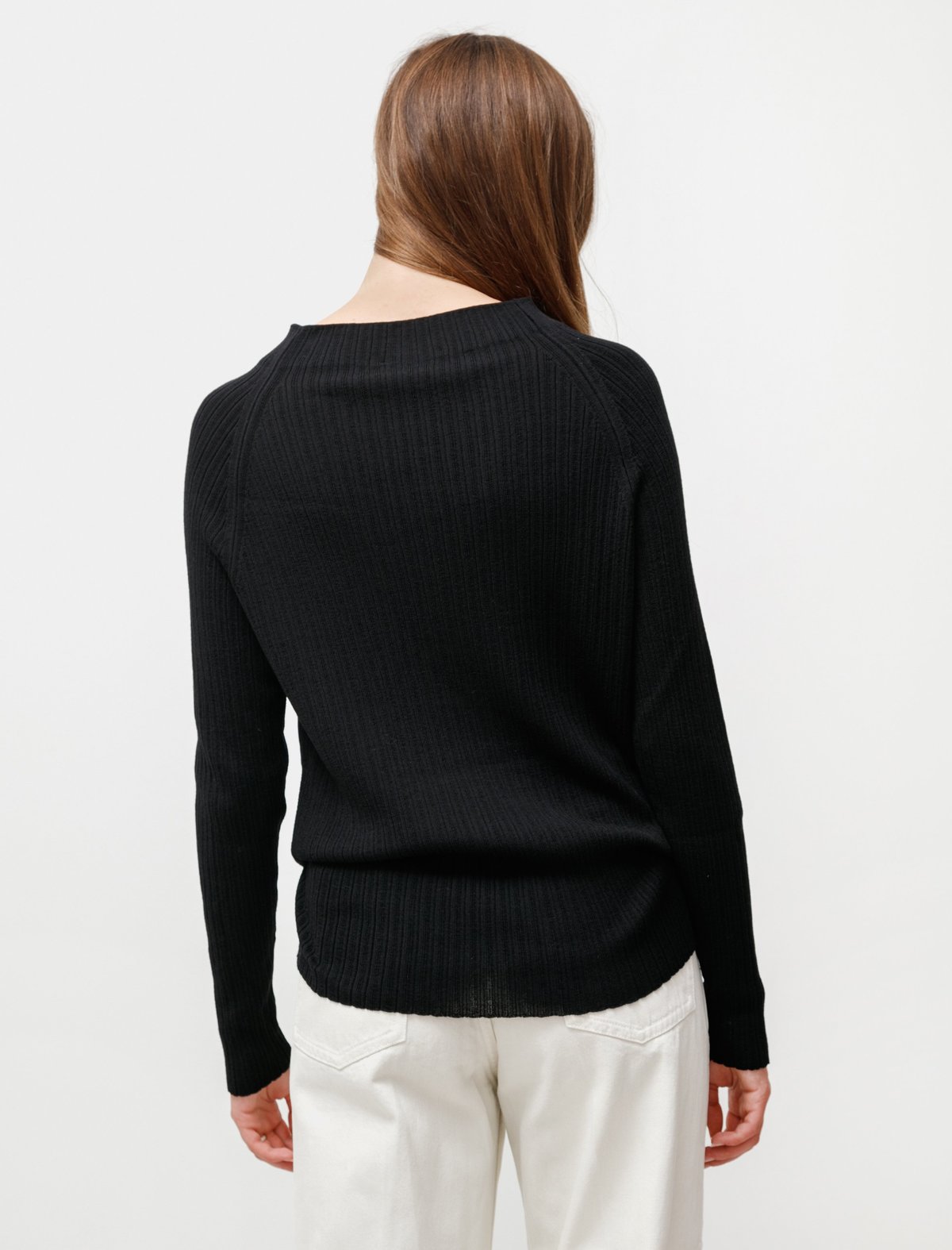 Dusan Basic Raglan Sweater - Black | Garmentory