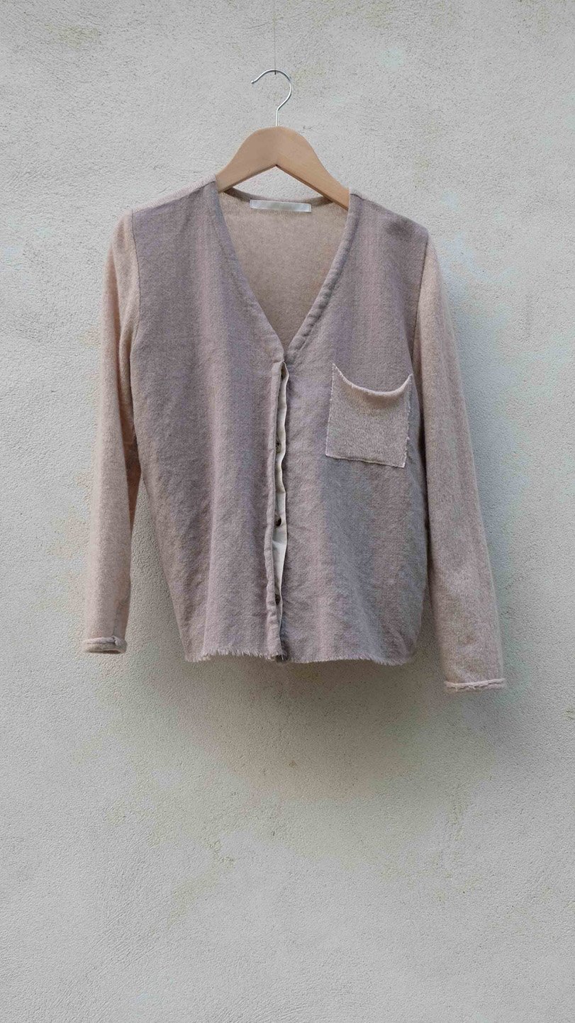 Elsa Esturgie Deviné Cardigan - Blush | Garmentory