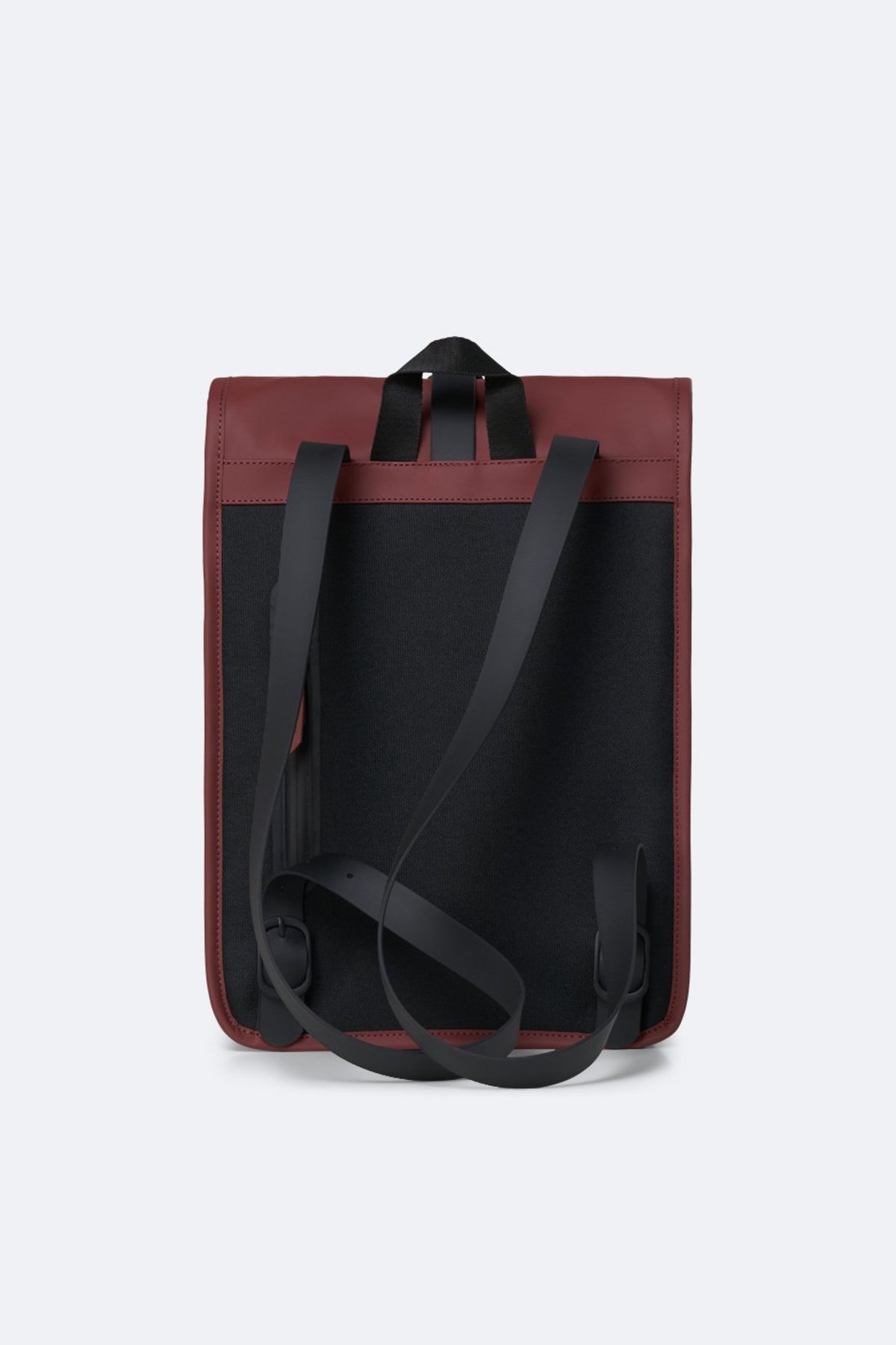 Rains Roll Top Mini Backpack - Maroon | Garmentory