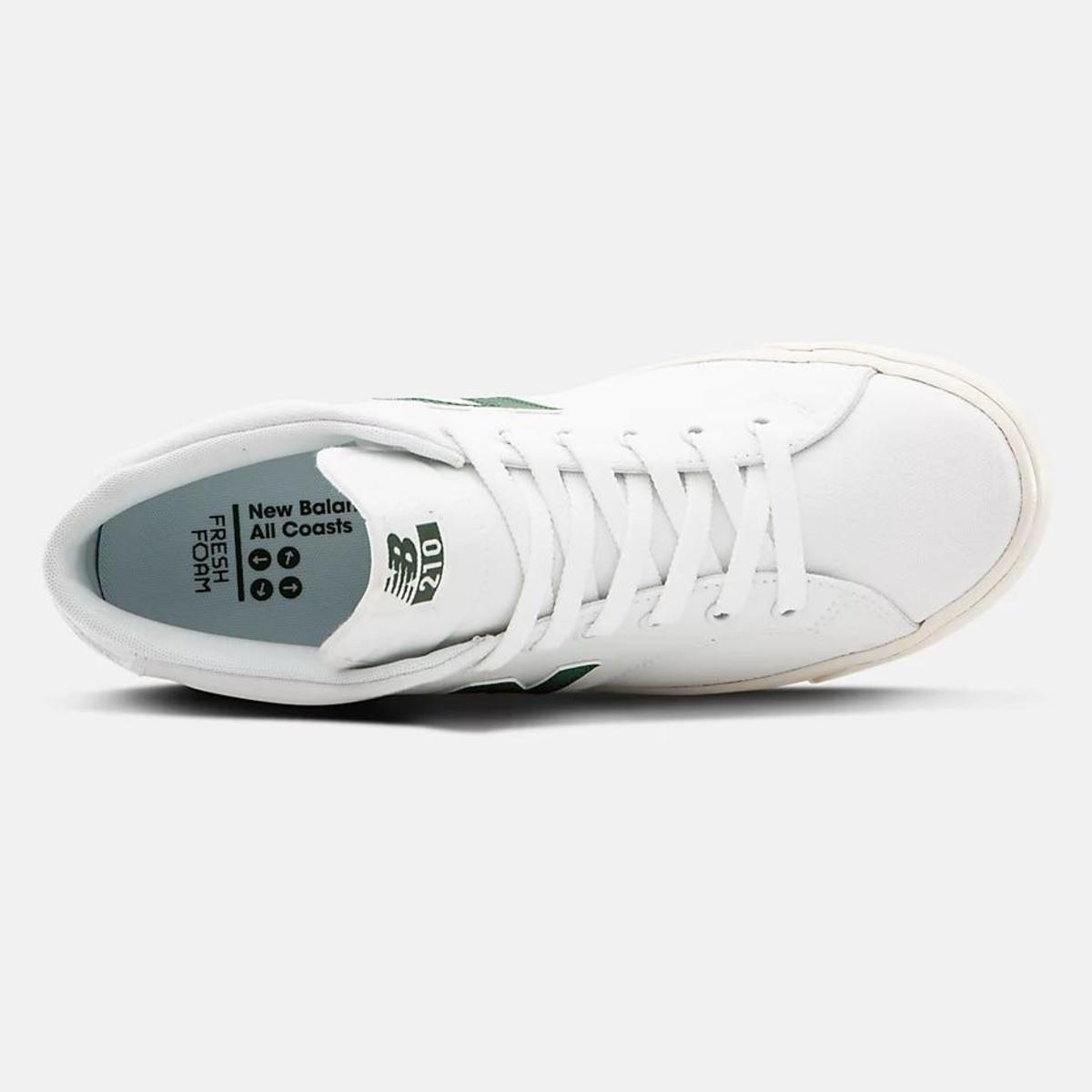 New Balance All Coast 210 Mid Sneakers - White/Green | Garmentory