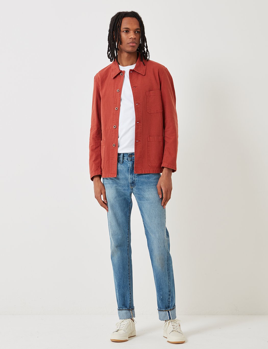 Vetra French Workwear Jacket - Quince Red | Garmentory