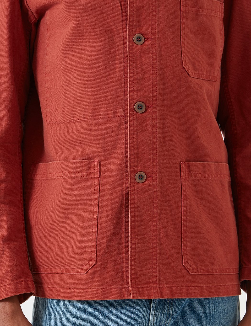 Vetra French Workwear Jacket - Quince Red | Garmentory