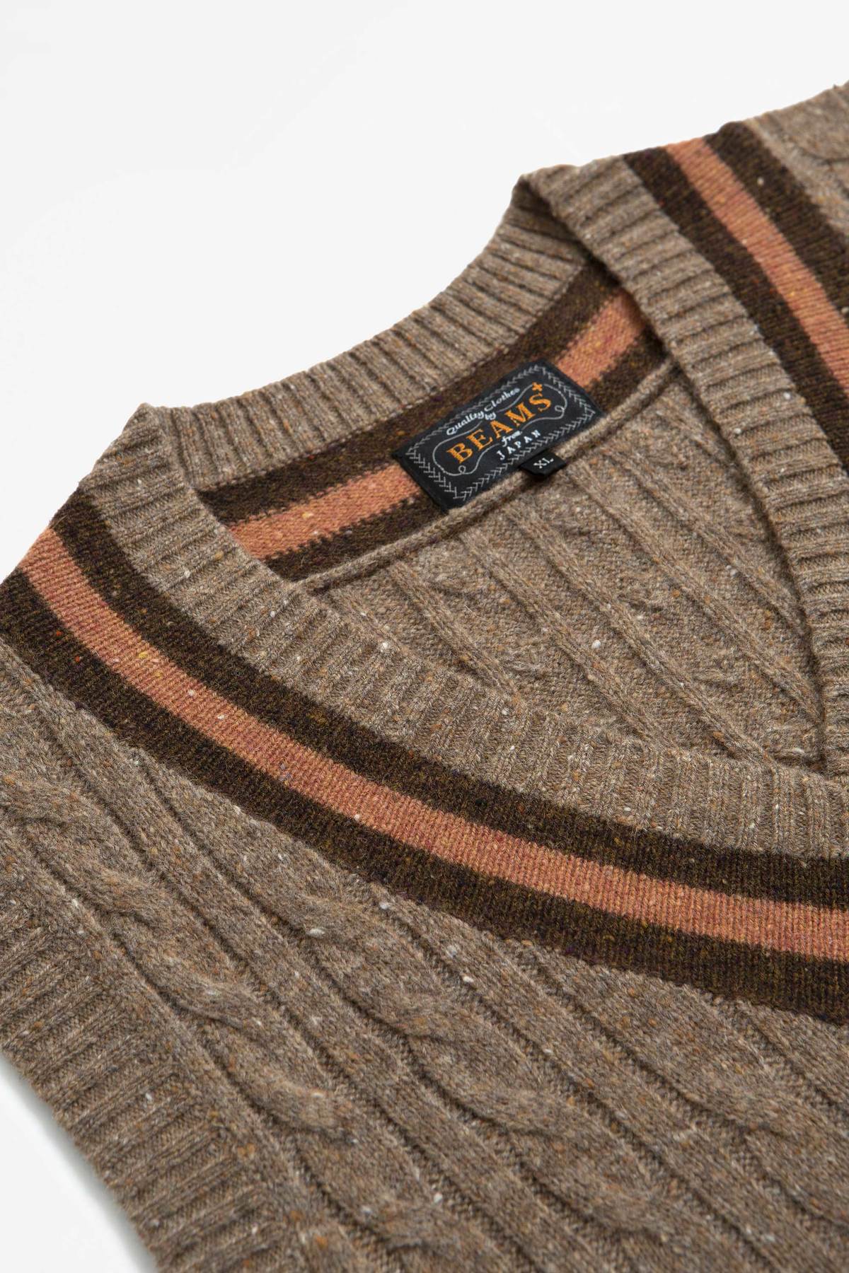 Beams Plus Cricket vest - Brown | Garmentory