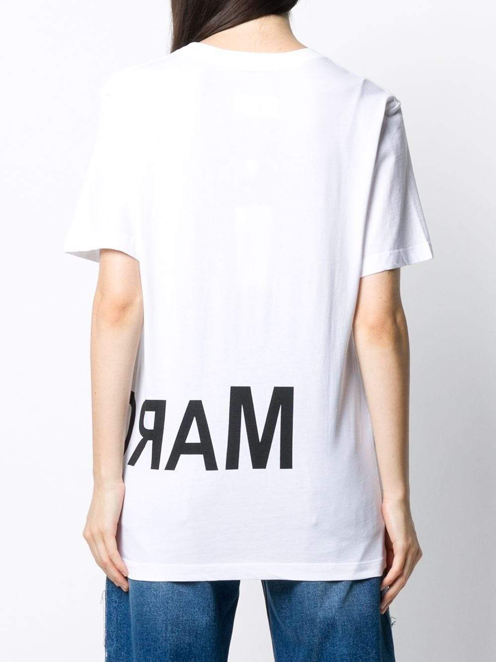 MM6 MAISON MARGIELA logo-print T-shirt - WHITE | Garmentory